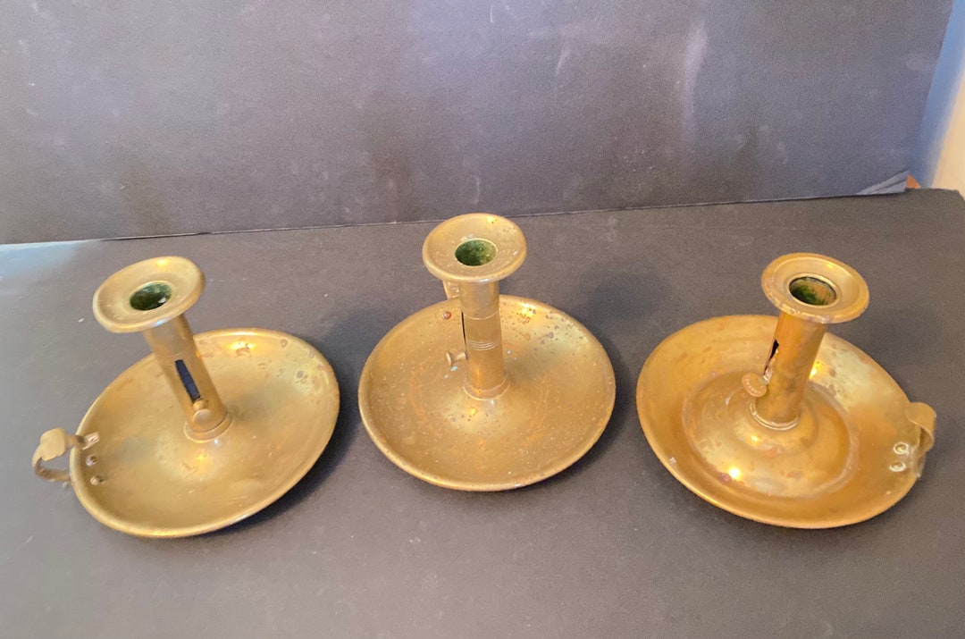 Antique 1700s 1800s Hogscraper Candle Holders - Etsy