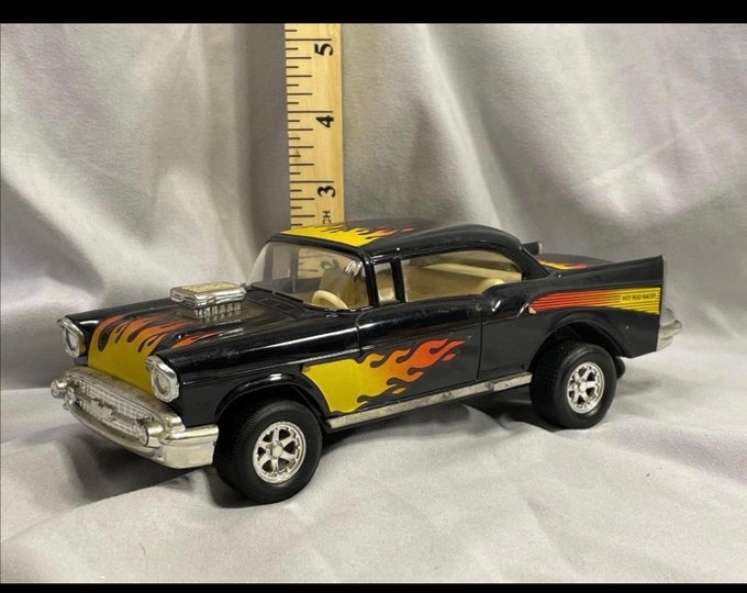Vintage Hot Rod Racer Pull String 1950s Chevy Diecast - Etsy