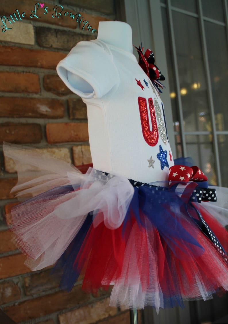 Patriotic Girls Outfit4th of July Tutu OutfitUSA Girls | Etsy