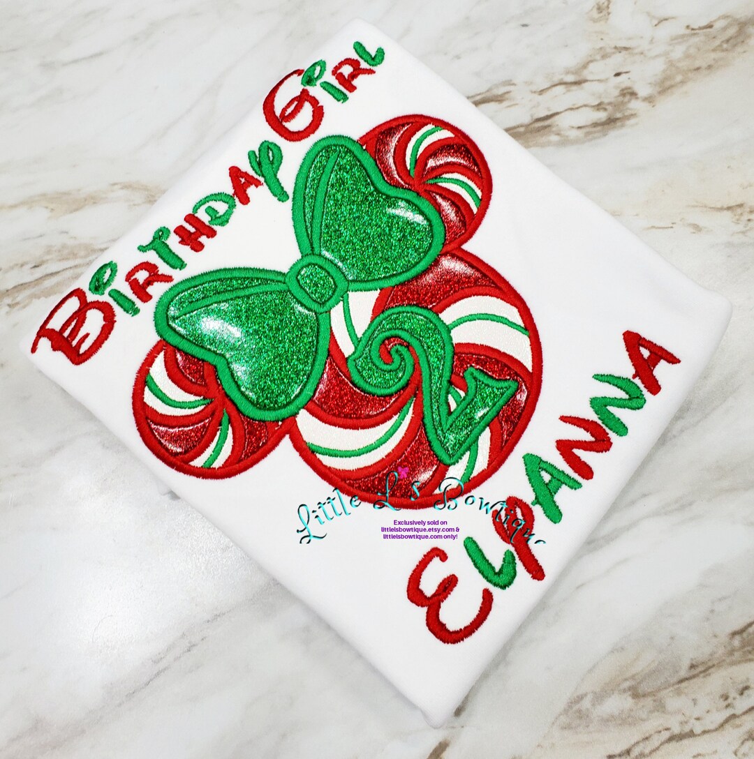 Peppermint Birthday Shirt, Miss Mouse Peppermint Birthday Shirt,candy ...