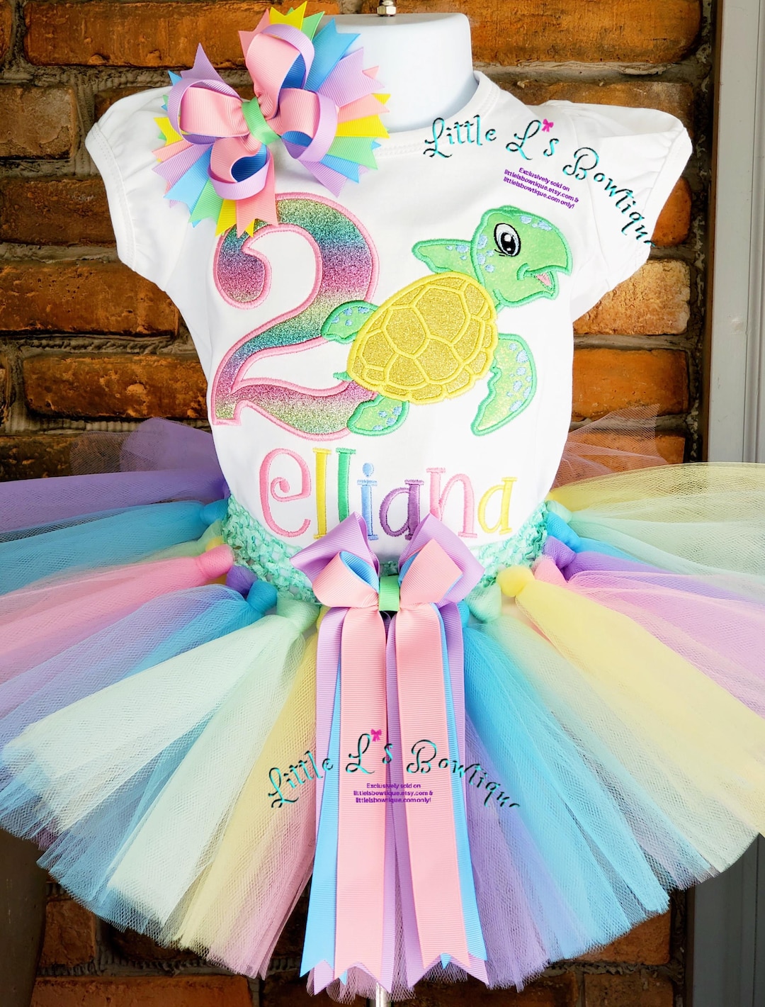 Turtle Birthday Outfit,sea Turtle Birthday Shirt, Turtle Birthday Set ...