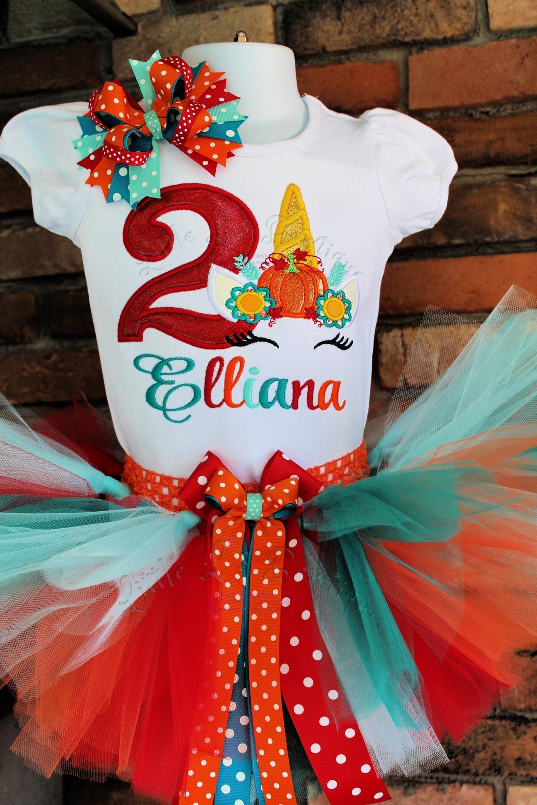 Thanksgiving Birthday Outfit, Unicorn Birthday Tutu Outfit,thanksgiving ...
