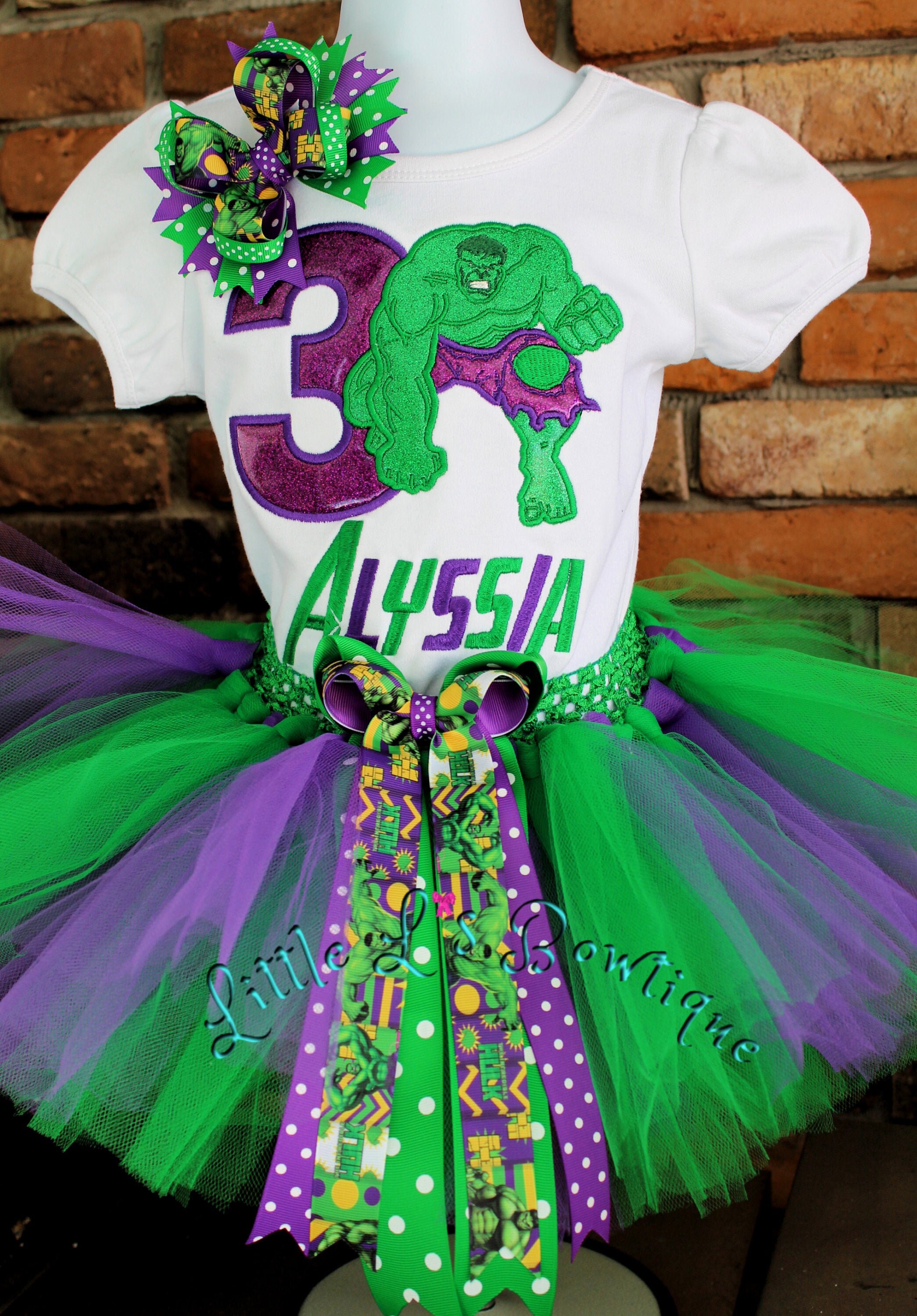 Hulk Costume For Girls