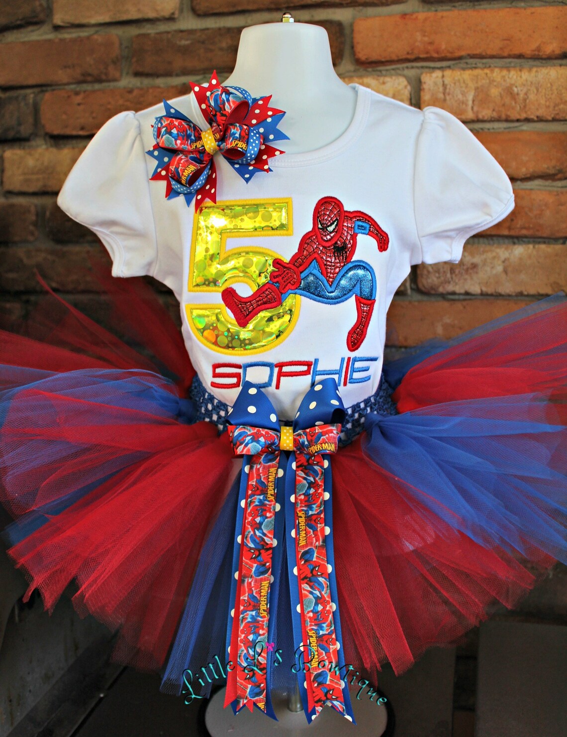Superhero Birthday Tutu Setspiderman Inspired Birthday Tutu - Etsy