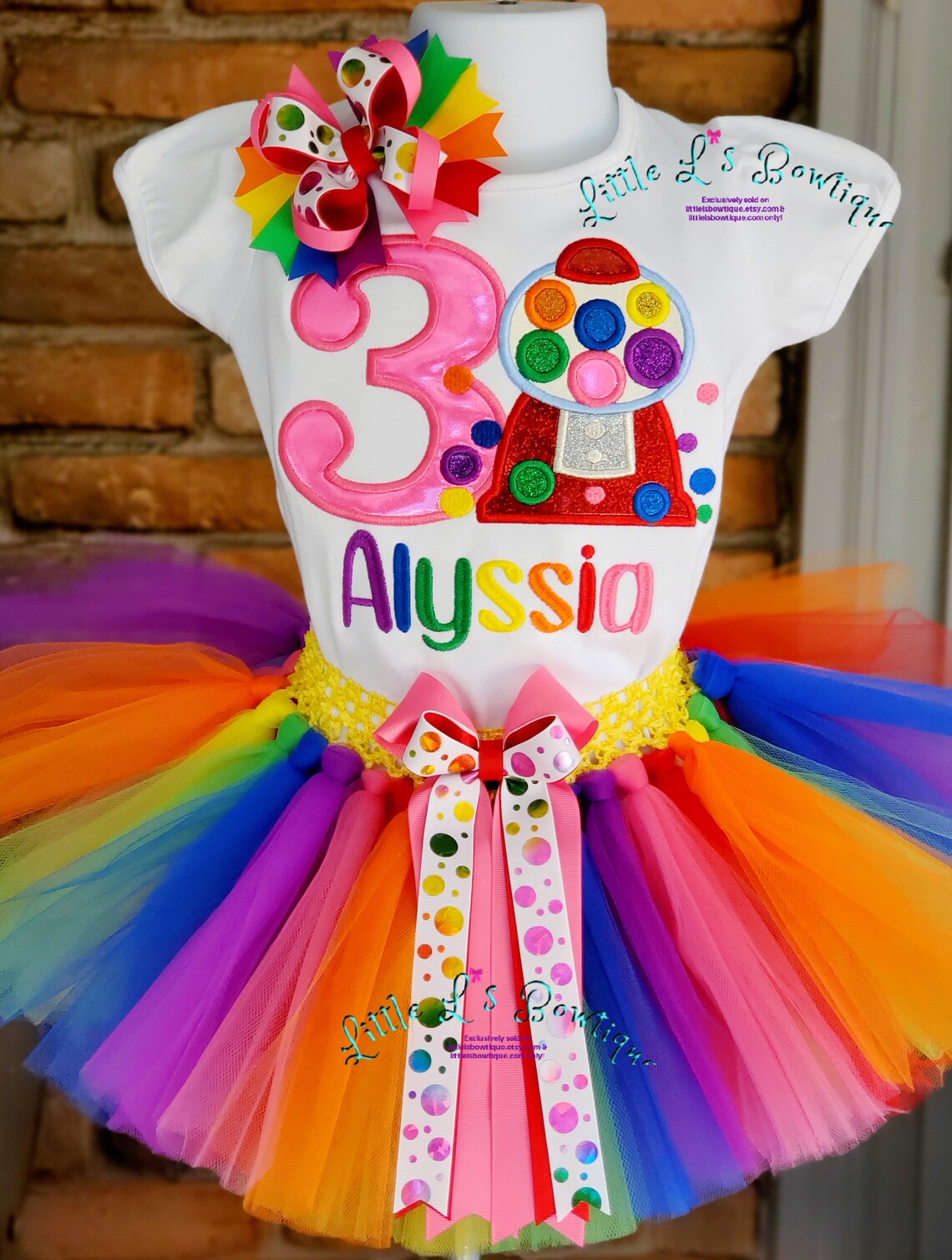 Gumball Birthday Outfit,candy Birthday Outfit,sweets Birthday Outfit ...