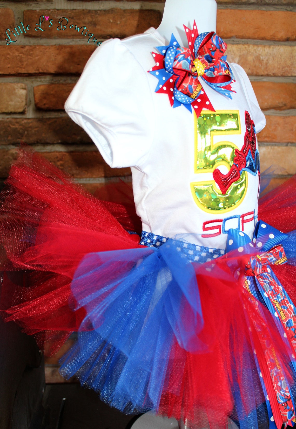 Superhero Birthday Tutu Setspiderman Inspired Birthday Tutu | Etsy