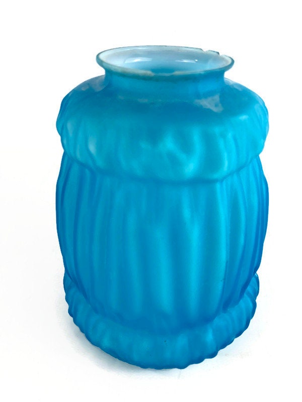 Lamp Shade Blue Cased Glass Lighting Lamps Shades - Etsy