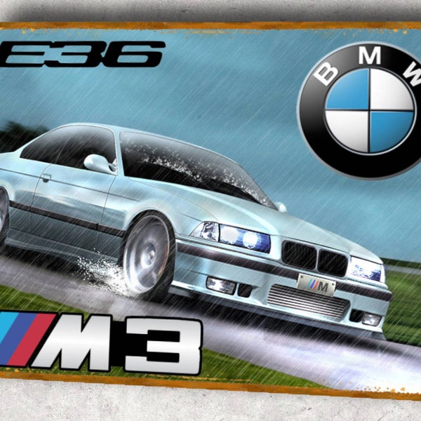 Bmw E36 Decal - Etsy