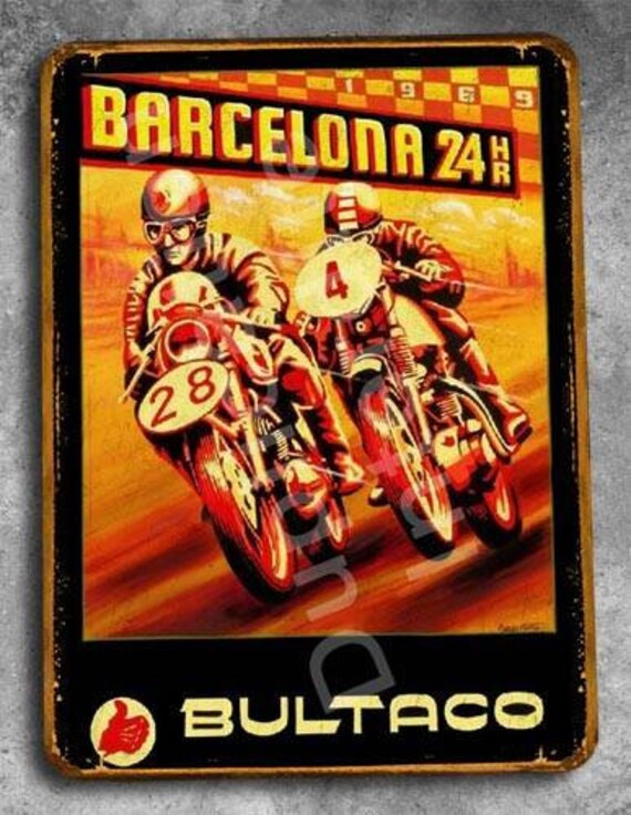 Plaque métal vintage Bultaco - Etsy France