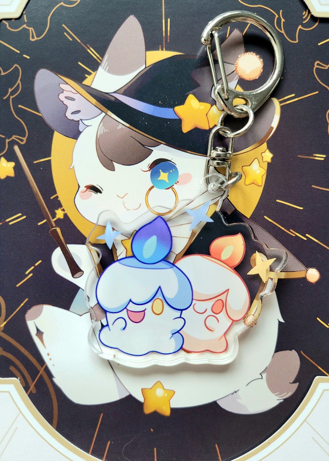 Litwick Pokemon Anime Style Double-sided Clear Acrylic - Etsy