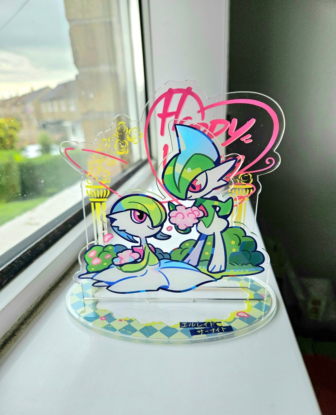 Pokemon Anime Style Gardevoir Gallade Wedding Double-sided Clear ...