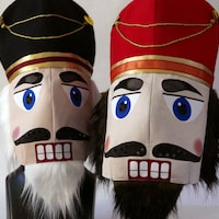 Nutcracker Coloring Mask Printable Christmas Halloween Costume Soldier ...