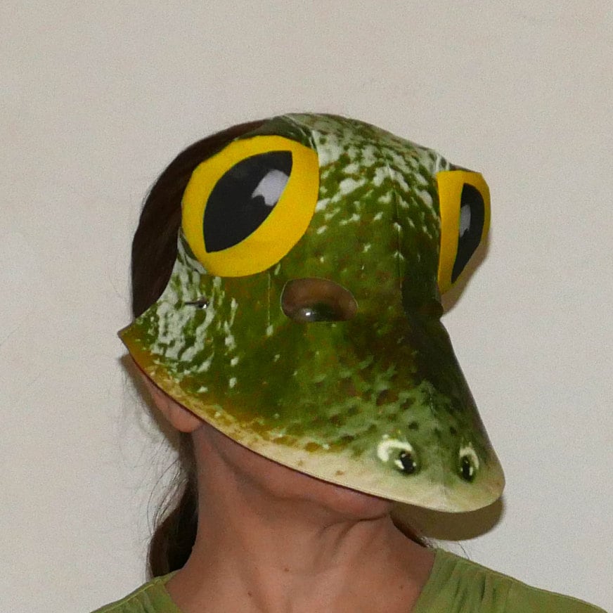 Frog Mask Halloween Mask Animal Mask Masquerade Mask - Etsy