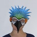 Parrot Mask, Halloween Mask, Animal Mask, Masquerade Mask, Costume Mask ...