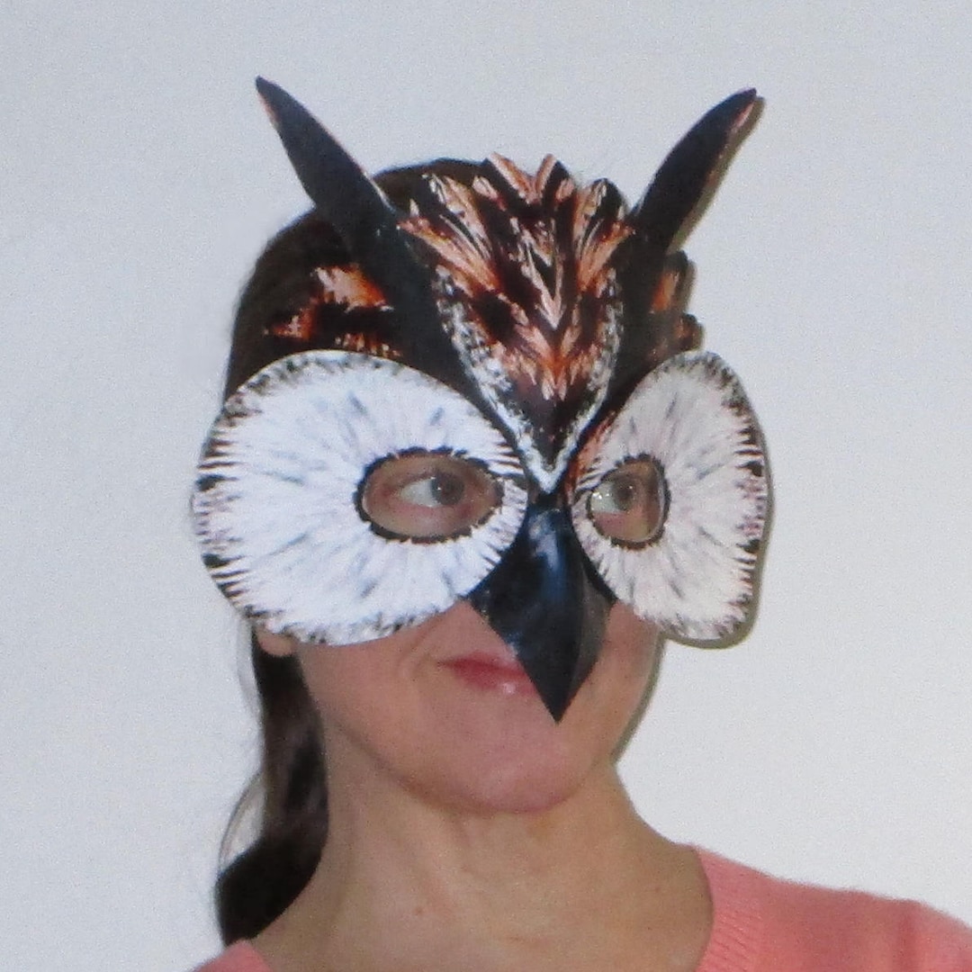 Owl Mask, Halloween Mask, Animal Mask, Masquerade Mask, Costume Mask ...