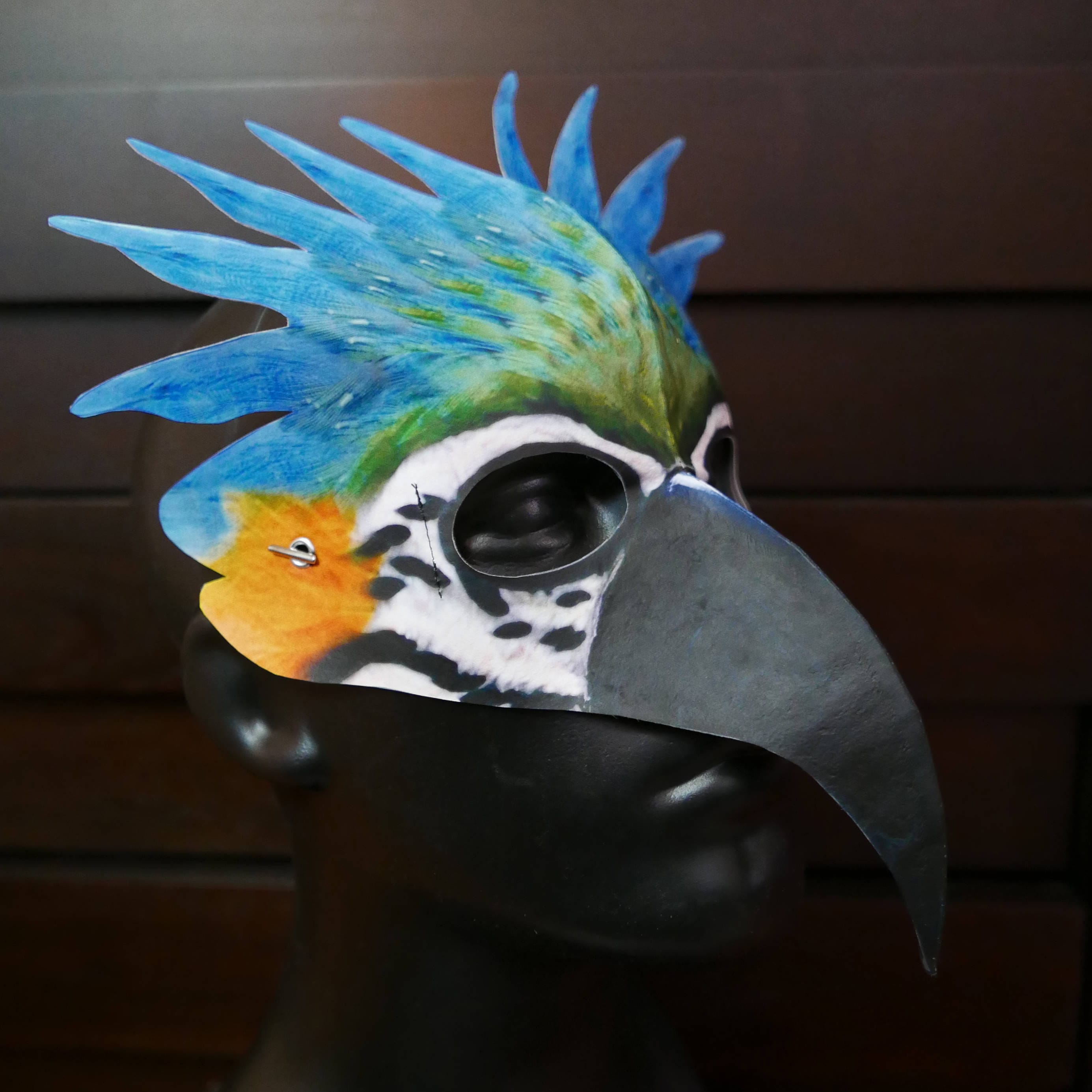 Parrot Mask Halloween Mask Animal Mask Masquerade Mask - Etsy