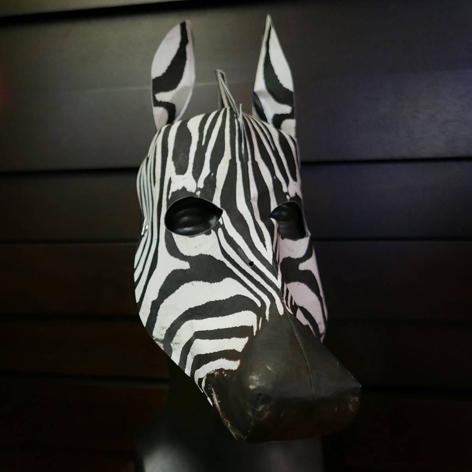 Zebra Mask Halloween Mask Animal Mask Masquerade Mask - Etsy