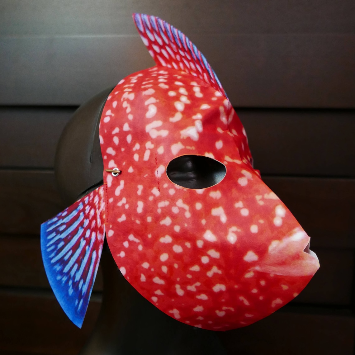Fish Mask, Animal Mask, Halloween Mask, Masquerade Mask, Costume Mask ...