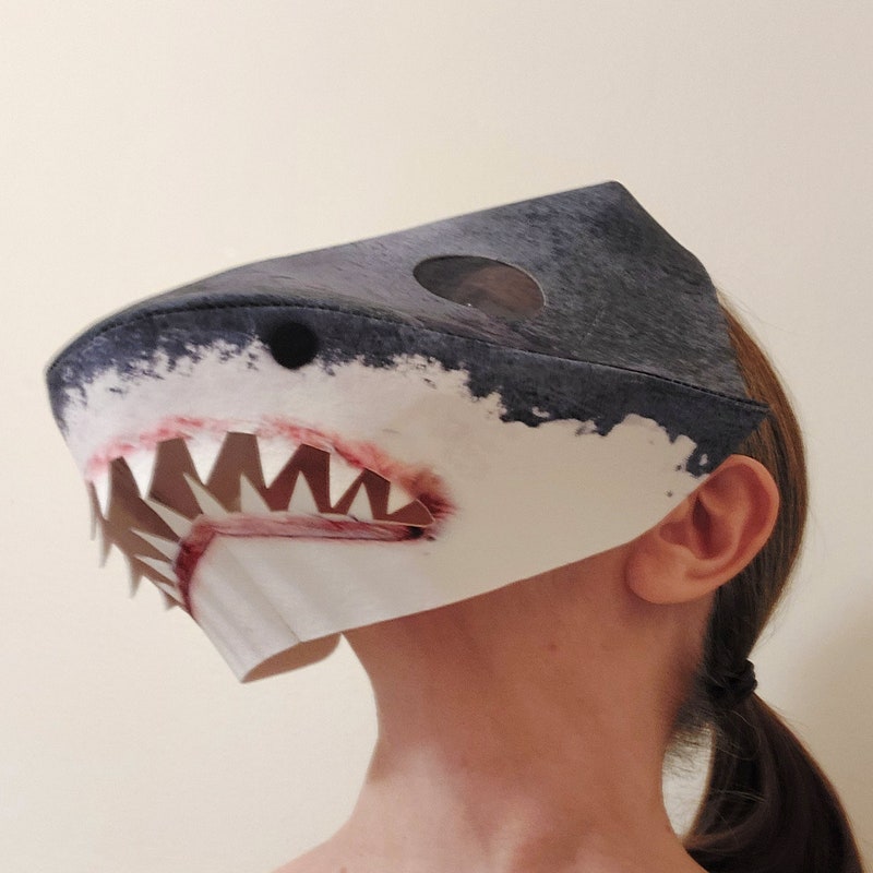 Shark Mask - Etsy