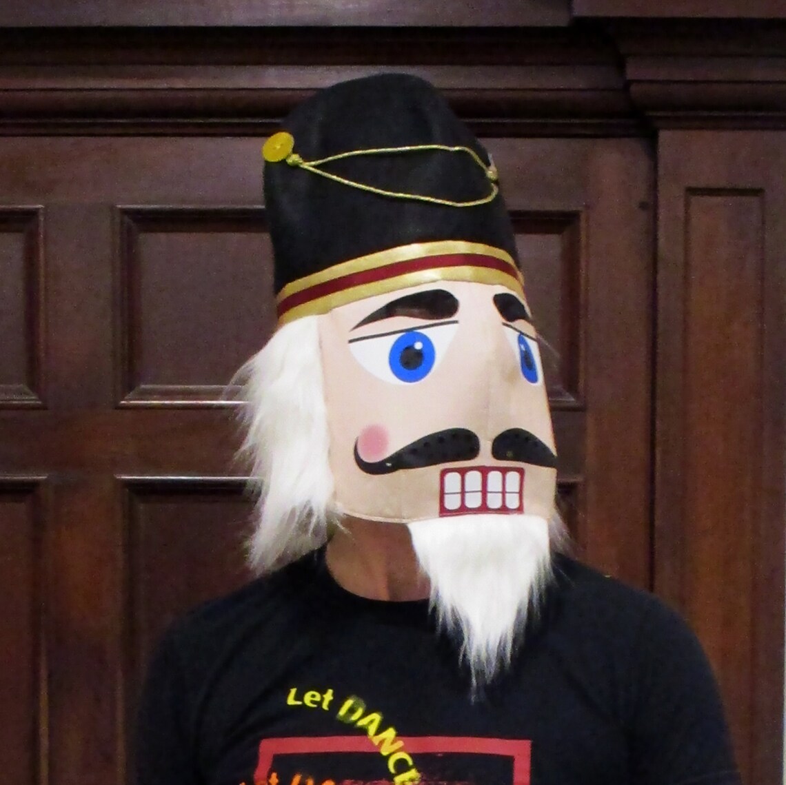 Comfortable Nutcracker Head- Woodgrain Face - Etsy