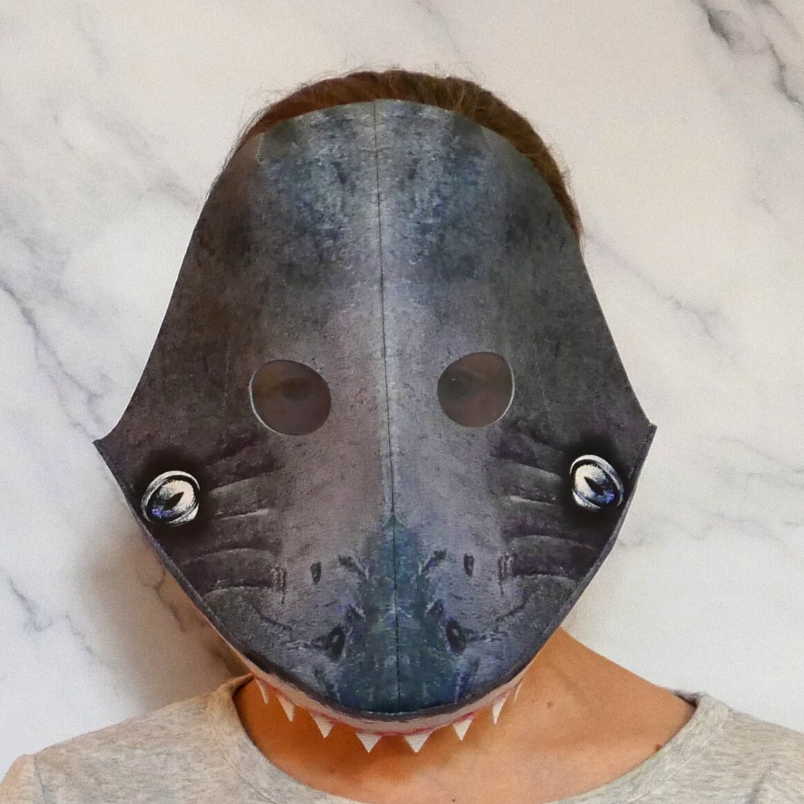 Shark Mask Halloween Mask Animal Mask Masquerade Mask - Etsy