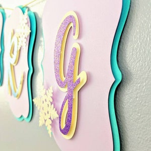 Frozen Frozen 2 Birthday Name Banner Name Banner Elsa - Etsy