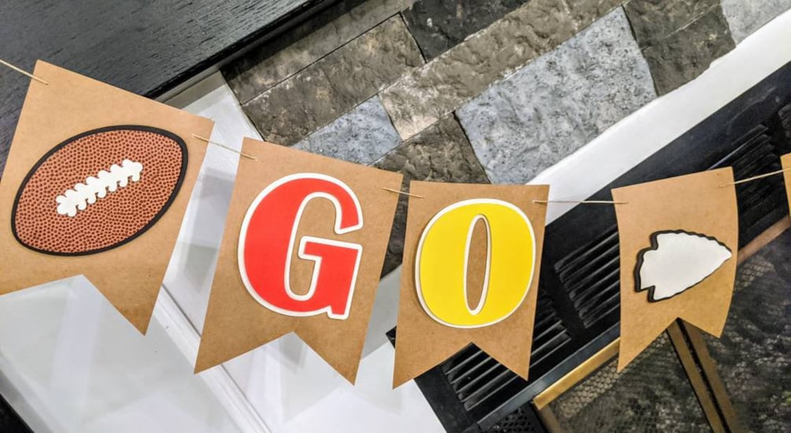 Chiefs Banner Super Bowl 2021 Let's Go Chiefs Kansas - Etsy