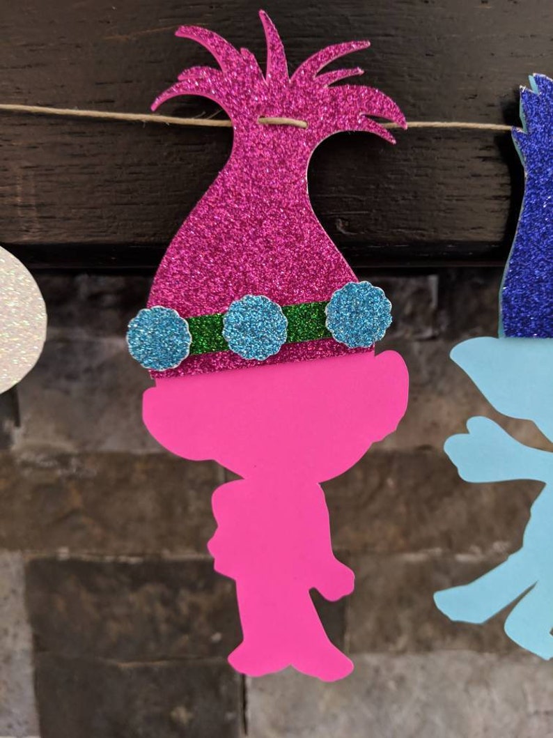 Trolls Birthday Party Hug Time Poppy Branch Trolls | Etsy