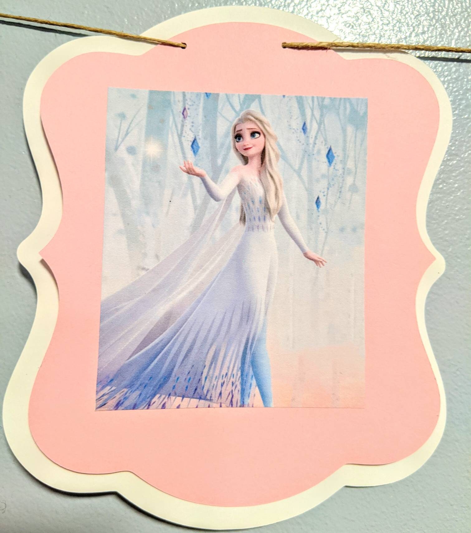 Frozen 2 Name Banner Elsa Name Banner Elsa in Her 5th | Etsy