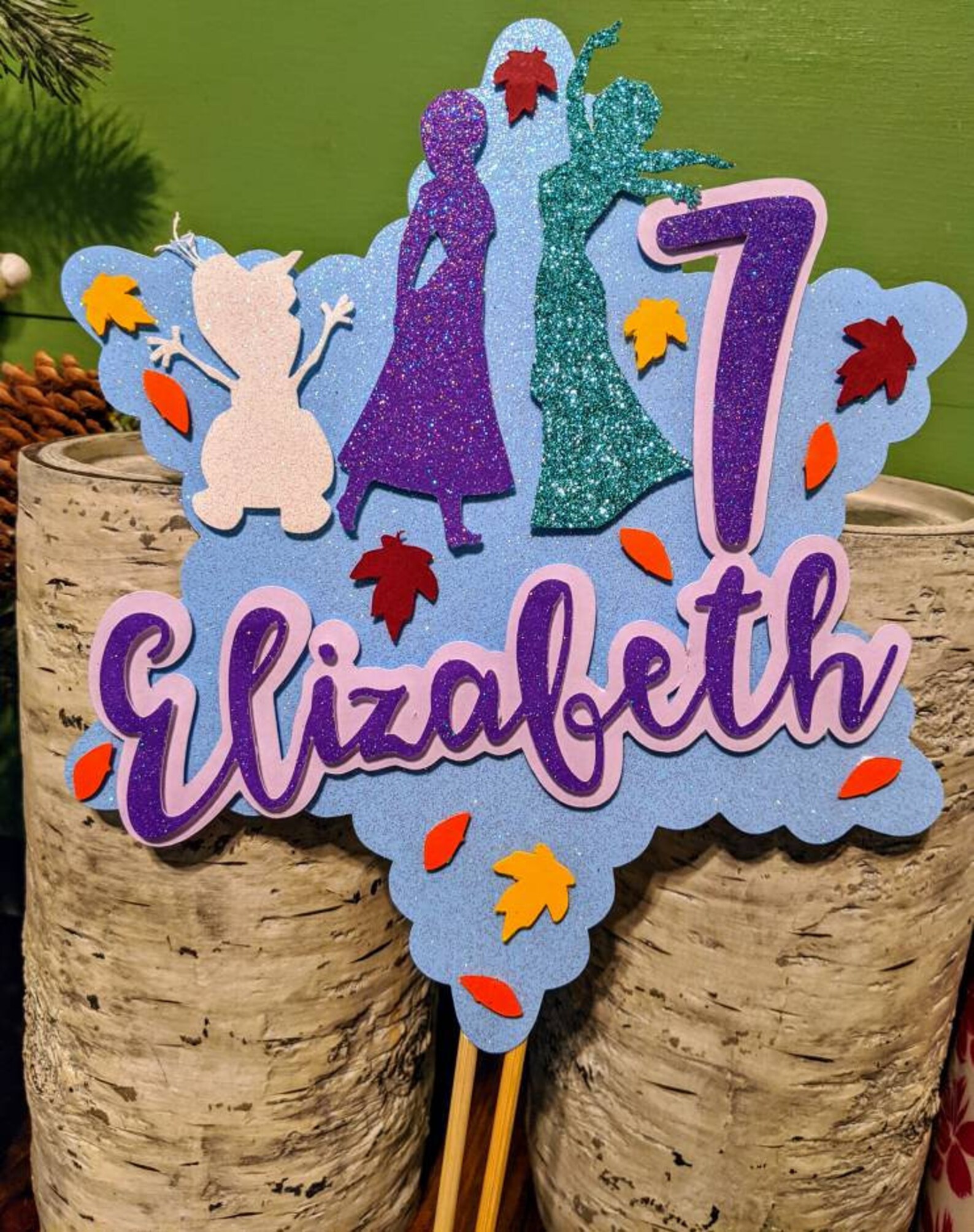 Frozen 2 Cake Topper Frozen 2 Birthday Anna Elsa Olaf | Etsy