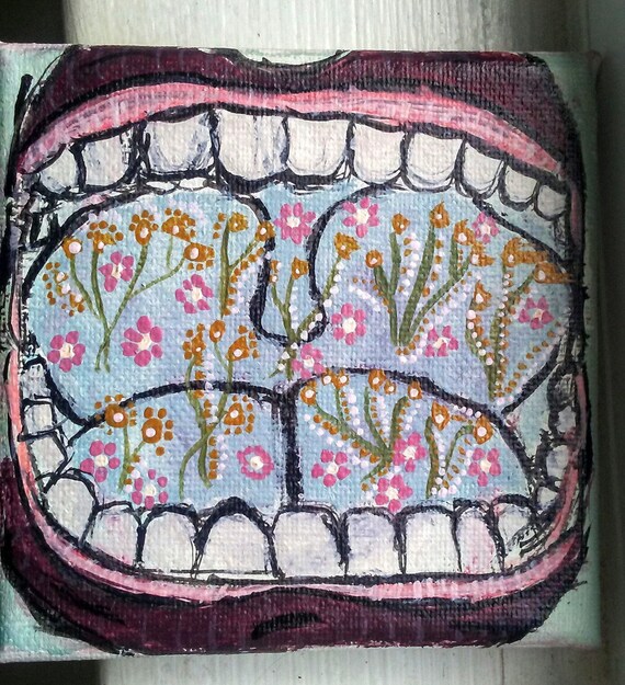 Screaming Flowers | Etsy