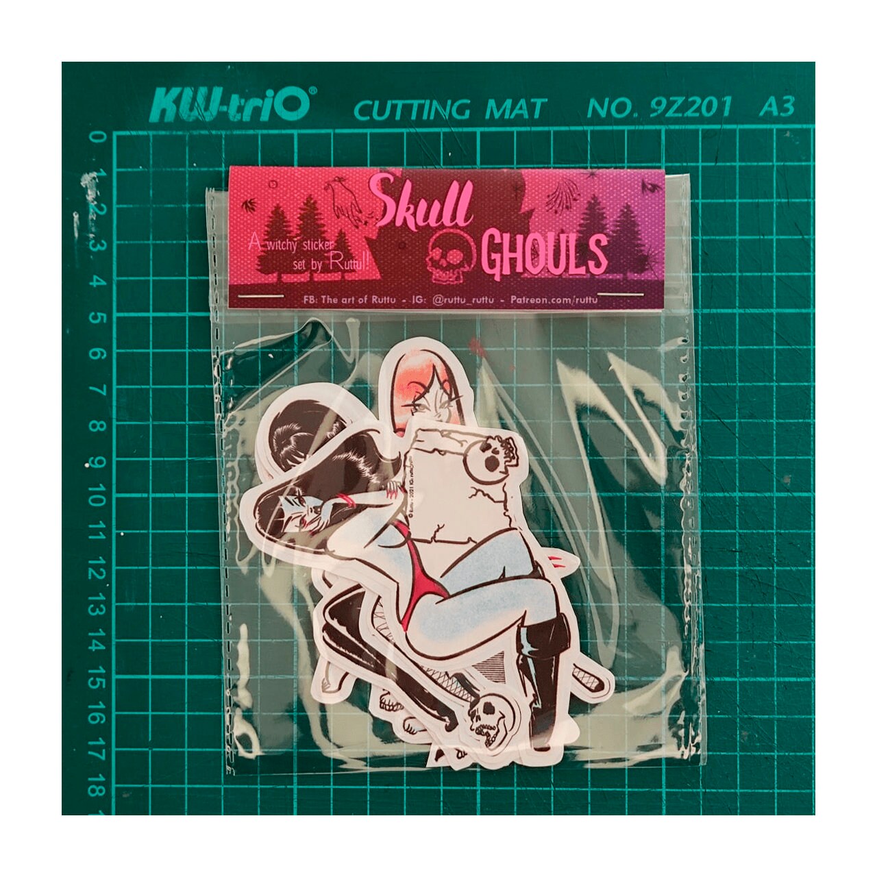 SKULL GHOULS Stickers | Etsy