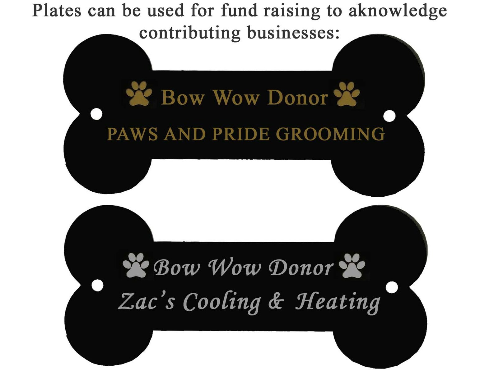 Large Engraved Dog Bone Pet Memorial Plate Great for Fund | Etsy