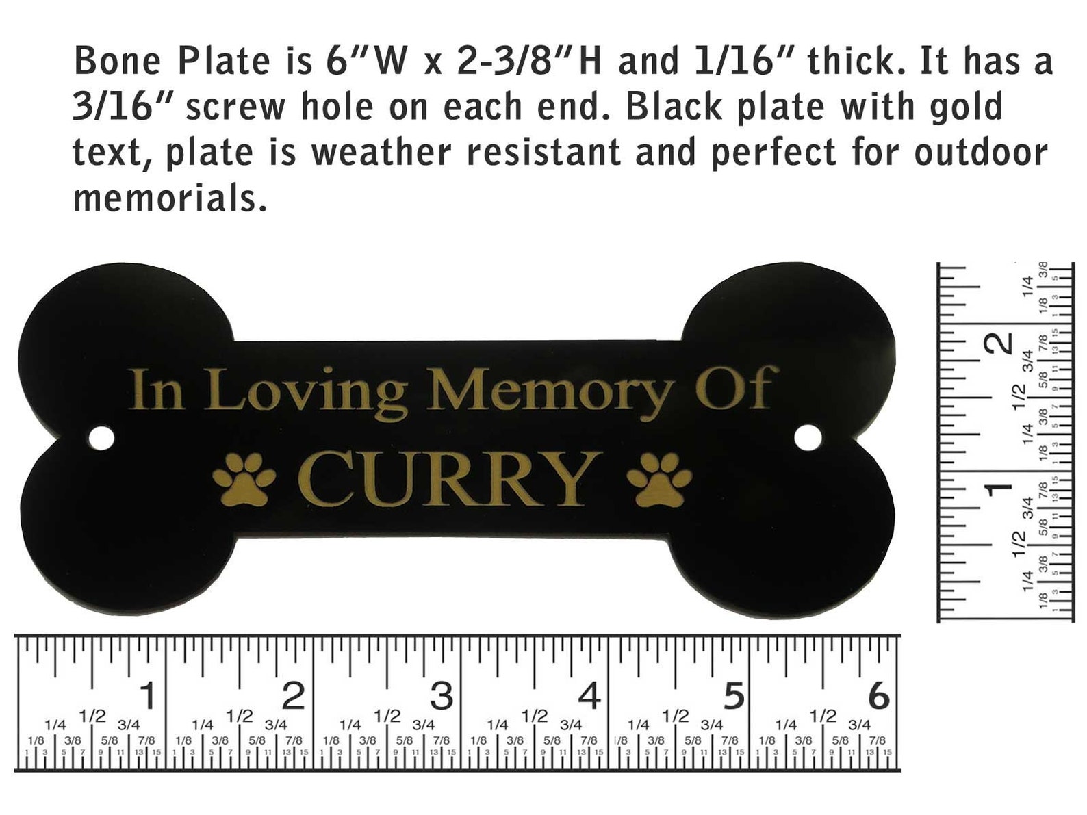Large Engraved Dog Bone Pet Memorial Plate Great for Fund | Etsy