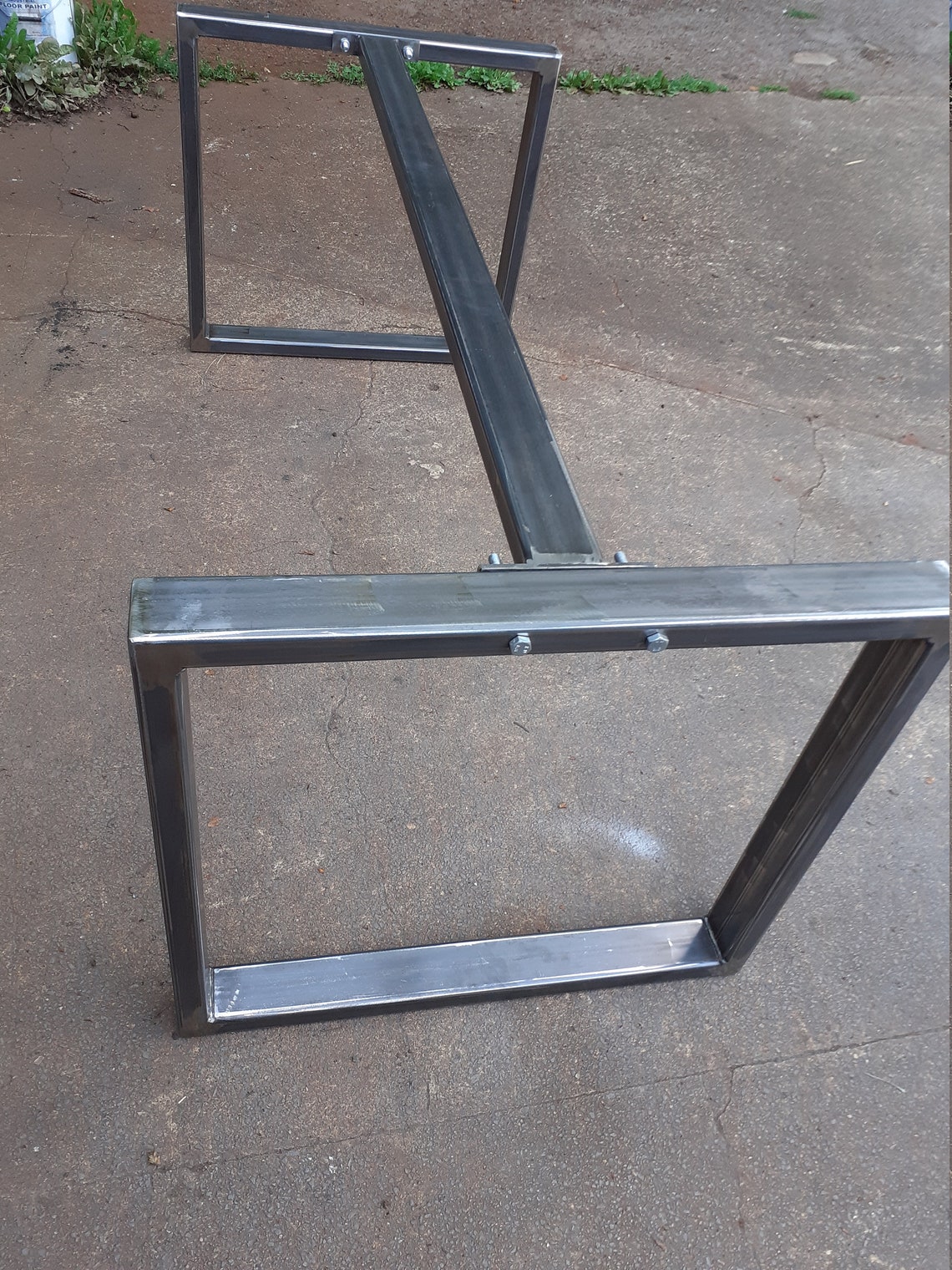Metal Table Frame Retro Industrial Steel Desk Bar Breakfast - Etsy UK