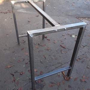 H Design Metal Table Frame Retro Industrial Steel Desk Bar Breakfast ...