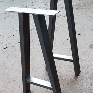 Custom Bespoke 'A' Design Box Section Retro Industrial Steel Metal ...