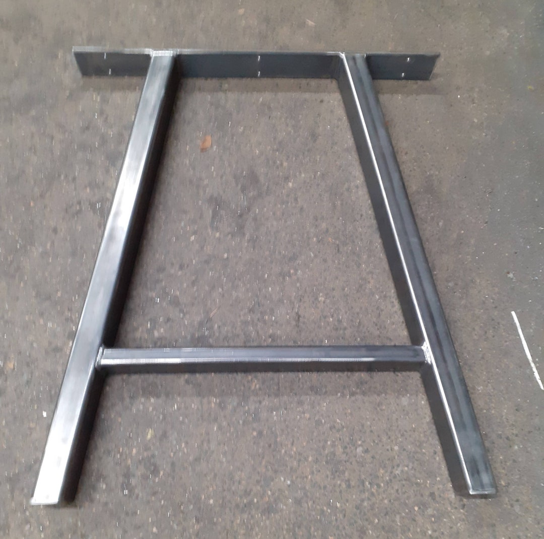 Single One 'A' Design Box Section Leg Retro Industrial Steel Metal ...