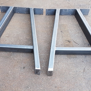 Custom Bespoke 'A' Design Box Section Retro Industrial Steel Metal ...