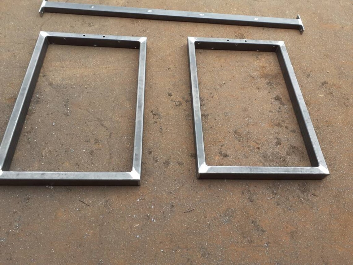 Metal Table Frame Retro Industrial Steel Desk Bar Breakfast - Etsy UK