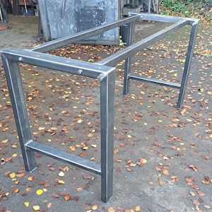H Design Metal Table Frame Retro Industrial Steel Desk Bar Breakfast ...