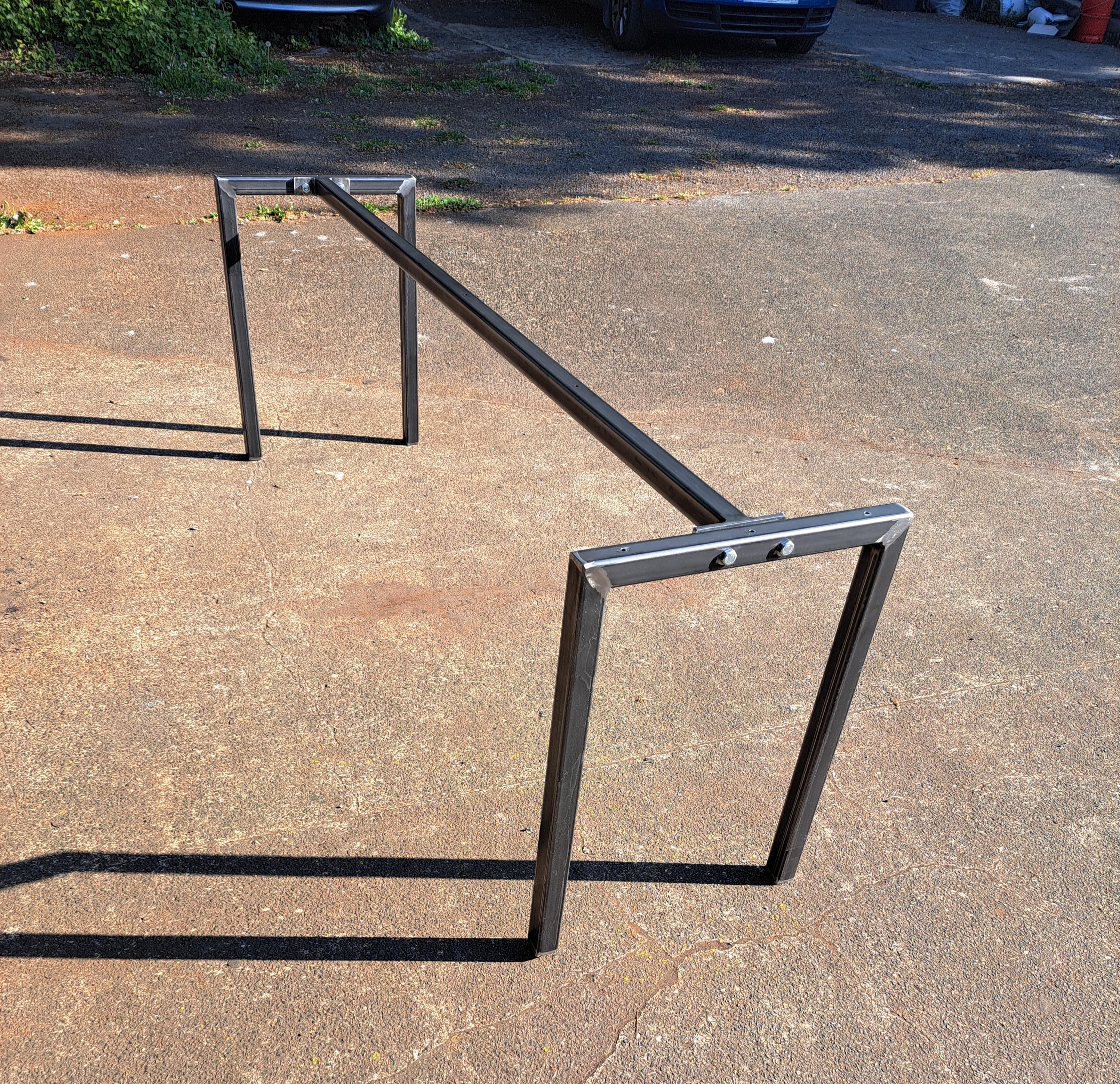 Budget Open Ended Metal Table/bench /desk/coffee/breakfast Bar Island ...