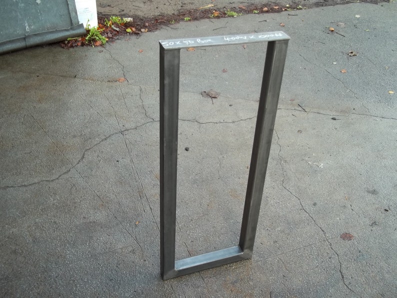 Single One Box Section Leg Retro Industrial Steel Metal Dining - Etsy UK