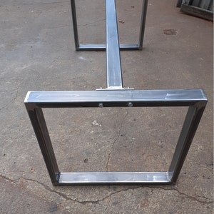 Metal Table Frame Retro Industrial Steel Desk Bar Breakfast Island ...