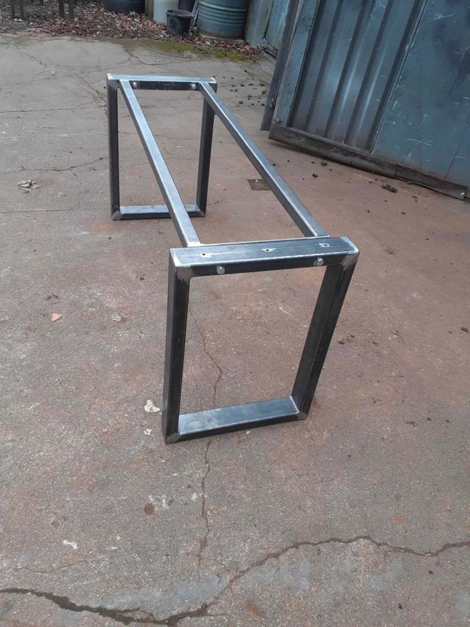 Metal Table Frame Retro Industrial Steel Desk Bar Breakfast - Etsy