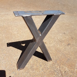 Single One X-style Box Section Leg Retro Industrial Steel - Etsy UK