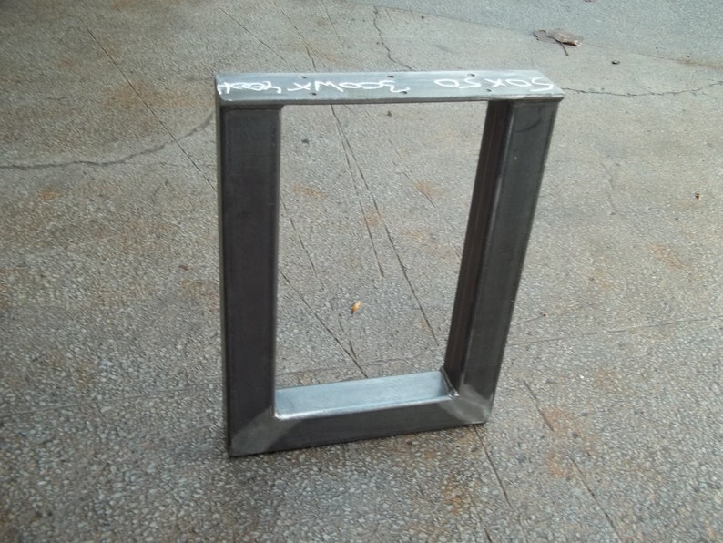 Single One Box Section Leg Retro Industrial Steel Metal Dining - Etsy UK