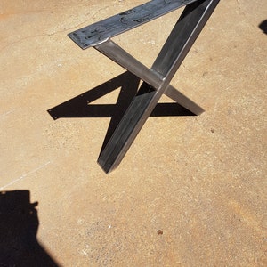Single One X-style Box Section Leg Retro Industrial Steel - Etsy UK