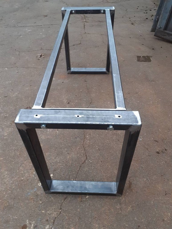 Metal Table Frame Retro Industrial Steel Desk Bar Breakfast | Etsy UK