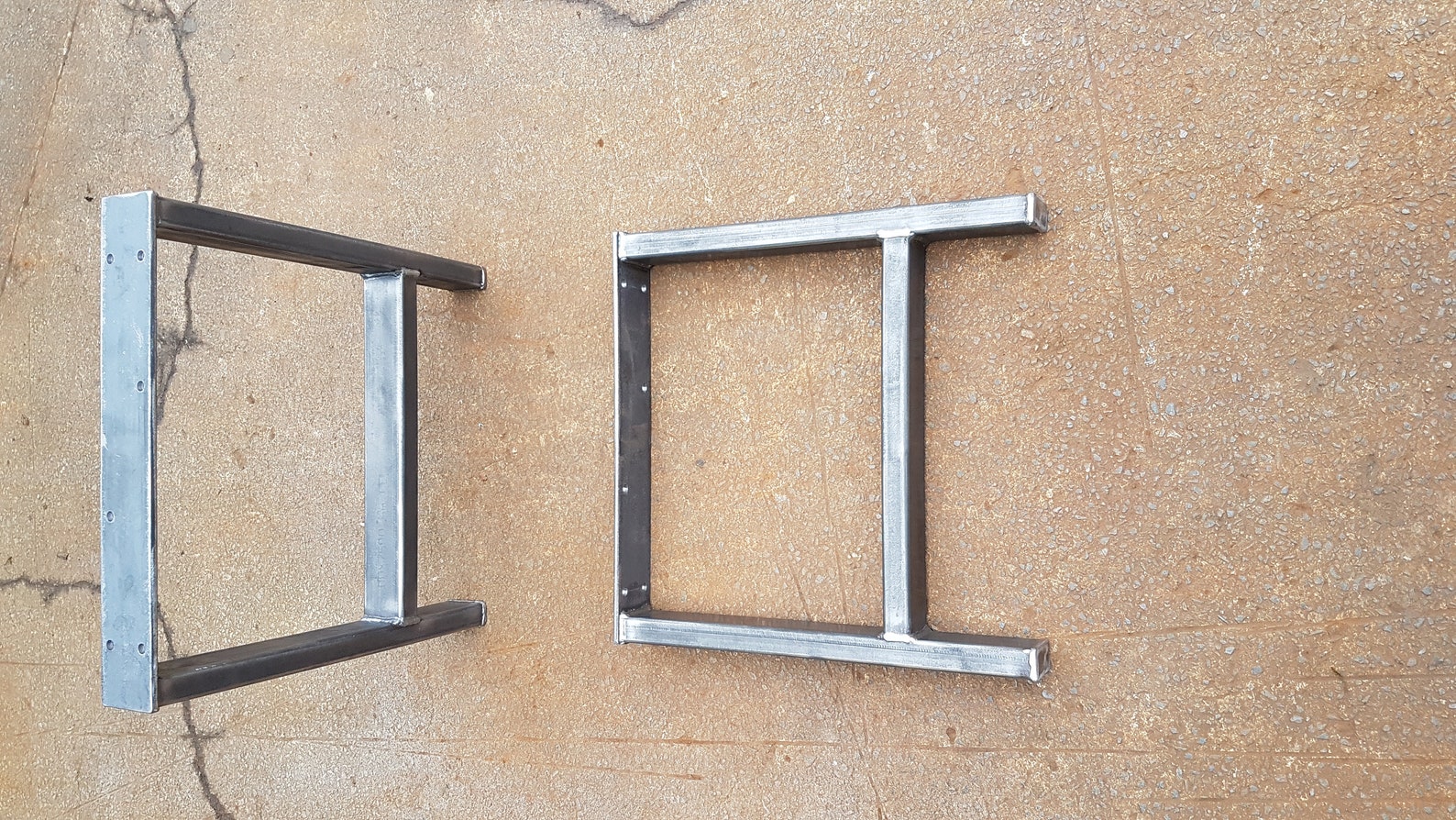 2 'H' Design Box Section Retro Industrial Steel Metal | Etsy UK